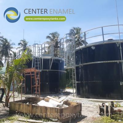 China Bolted Steel Tanks for Biogas/Methane Plant: The central structural component for industrial-scale renewable energy infrastructure. for sale