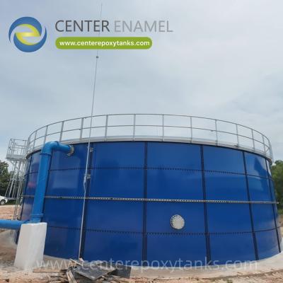 China Bolted Steel Tanks as Food Waste Biogas Fermentation Tanks: Resists the varied organic acids and oils found in food-based waste. for sale