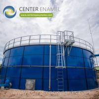 China Bolted Steel Tanks as Anaerobic Digester Tanks: Airtight vessels designed for the oxygen-free breakdown of organic waste streams. for sale