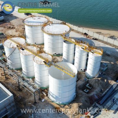 China Bolted Steel Tanks as industrial liquid storage tanks: Engineered to hold various chemicals and process fluids with high-performance liners. for sale