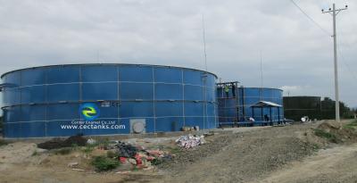 China Bolted Coated Steel Liquid Storage Tanks 6.0Mohs Hardness 30+ Years Service Life for sale