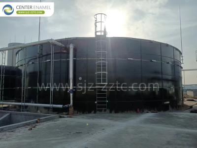 China Sustainable CSTR Process and GFS Tanks for India Agricultural Waste Biogas Project for sale