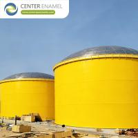 China High Corrosion Resistant Aluminium Dome Roof Storage Tank with Quick Field Installation and Clear Span Design for sale