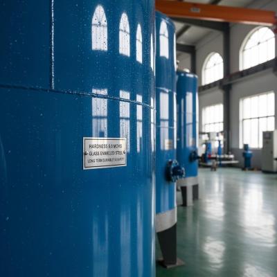 China Hardness 6.0 Mohs Glass Enamelled Steel Tanks With Glass Fused To Steel Surface Ensuring Long Term Durability And Safety for sale