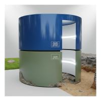 China Above Ground Or Underground Installation Glass Fused To Steel Tanks With Excellent Corrosion Integrity Easy To Clean Inert Surface for sale