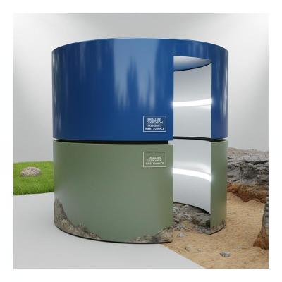 China Above Ground Or Underground Installation Glass Fused To Steel Tanks With Excellent Corrosion Integrity Easy To Clean Inert Surface for sale