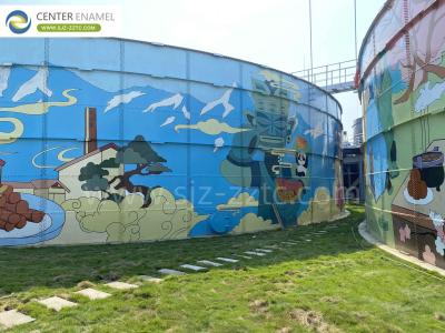 China Leading Biogas Solutions with GFS Tanks and Double Membrane Roofs for Nepal Biogas Project for sale