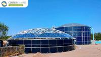 China Tank Pontoon Floating Roof with High Corrosion Resistance, Self-supporting Space Frame, and 30-100m Diameter Range for sale
