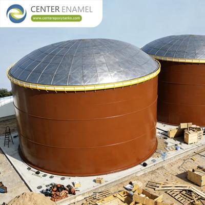 China High Corrosion Resistant Aluminum Geodesic Dome Roof Tank with Clear Span Design and Quick Field Installation for sale