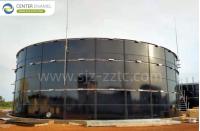 China Leading Anaerobic Solutions: GFS Tanks+Double Membrane Roof for Slaughterhouse Wastewater in Laos for sale