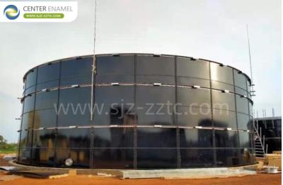 China Leading Anaerobic Solutions: GFS Tanks+Double Membrane Roof for Slaughterhouse Wastewater in Laos for sale