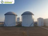 China India Cattle Manure Biogas Project Contractor Using GFS Tanks Solution for sale