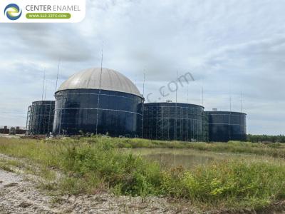 China Egypt Restaurant Food Waste Treatment: Advanced Biogas Project Contractor with GFS Tanks Solution for sale