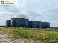 China Advanced Biogas Plant Design and CSTR Process for Indonesia Sugarcane Bagasse Treatment for sale