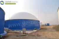 China Advanced Biogas Plant Design with GFS Tanks for Chicken Manure Treatment in South Africa for sale