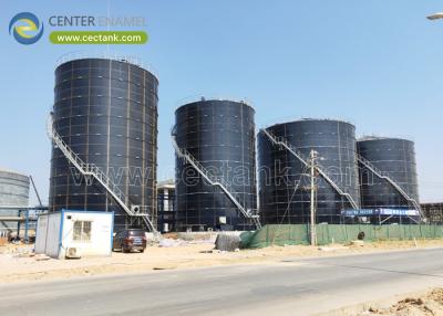 China GFS Sludge Storage Tank Glass-Fused-to-Steel Sludge Storage for Wastewater Plants for sale