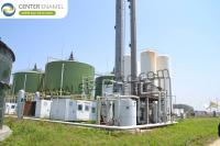 China Advanced Biogas Plant Design Using GFS Tanks for Bangladesh Household Waste Treatment for sale