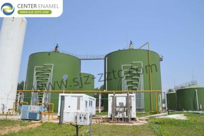 China How Turnkey Solutions Deliver Kitchen Waste Treatment Using GFS Tanks in India for sale