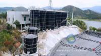 China ART 310 Liquid Storage Tanks , Center Enamel Sludge Storage Tanks For More Than 30 Years for sale