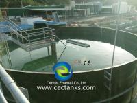 China Bolted Steel Liquid Storage Tanks With Aluminium Dome Roof Durable for sale