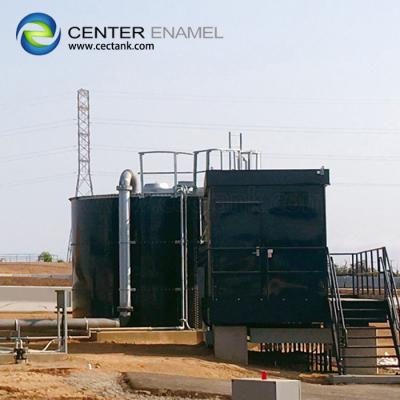 China Porcelain Enamel Liquid Storage Tank For Industrial Wastewater Storage for sale