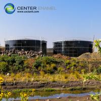 China Glass Fused To Steel Liquid Storage Tanks With Porcelain Enamel Coating Process for sale