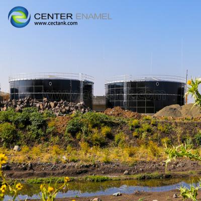China Glass Fused To Steel Liquid Storage Tanks With Porcelain Enamel Coating Process for sale