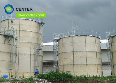China Glass Lined Steel Liquid Storage Tanks With AWWA D103 / EN ISO28765 Standard for sale