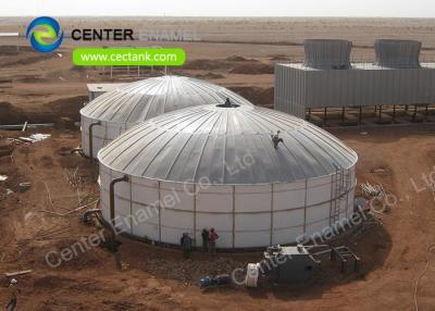 China 50000 Gallons Glass Lined Steel Liquid Storage Tanks With NSF Certifications for sale