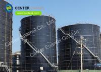 China 50000 Gallons Stainless Steel Potable Water Tanks With Aluminum Alloy Trough Deck Roofs for sale