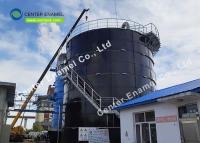 China PH 3~11 Glass Lined Steel Bolted Industrial Liquid Tanks For Wastewater Anaerobic Digestions for sale