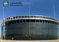 China Customized Dark Green Bolted Steel Biogas Storage Tanks for sale