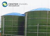 China Glass Fused To Steel Bolted Biogas Storage Tank Dark Green for sale