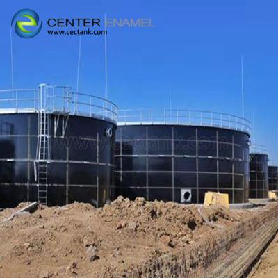 China 1500v Holiday Test Glass Fused To Steel Potable Water Tanks for sale