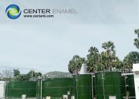 China Bolted Glass Fused To Steel Industrial Water Tanks For Wastewater Treatment Plant for sale