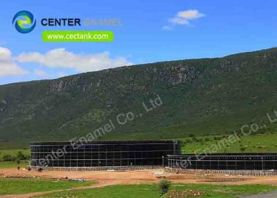 China Double Coating 0.40mm Thickness Glass Fused Steel Tank for sale
