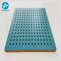 China Wooden Perforated Auditorium Sound Insulation Ceiling Acoustic Panel Wood Acoustic Panel For Banquet Hall for sale