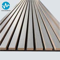 China Acoustic Wooden Wall Panels Soundproof Wood Slat Acoustic Wall Panels Akupanel for sale