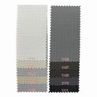 China Solar screen 30% polyester and 70% PVC roller blinds fabrics with thick pattern for sale