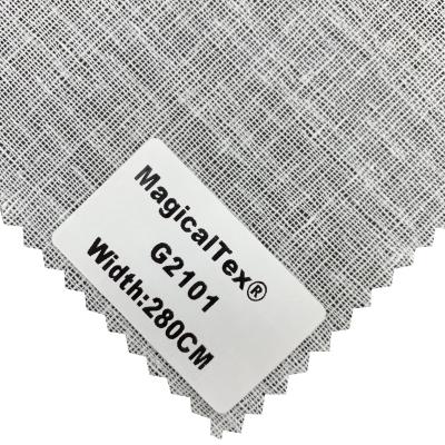 China 280cm Polyester Roller Blinds Fabric 160g/M2 Sunscreen Blind Fabric for sale