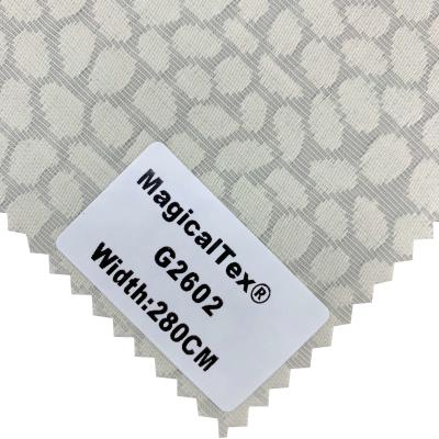 China Greenguard Jacquard Blinds Polyester Roller Fabric Foam White Coating for sale