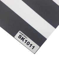 China Bathroom ABS Pull Down Window Zebra Blinds Fabrics Sheer 29mm 46mm for sale