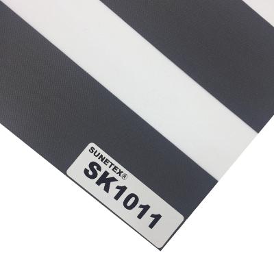 China Bathroom ABS Pull Down Window Zebra Blinds Fabrics Sheer 29mm 46mm for sale