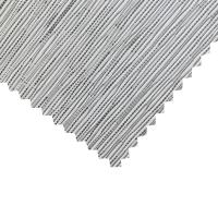 China Double Layer Electric Motorized Window Blackout Roller Fabric White Coating for sale