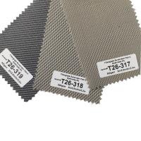 China 42% Fiberglass 58% PVC Sunscreen Shade Fabric For Roller Blinds 48x46'' for sale