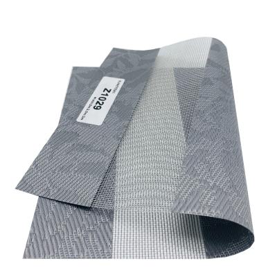 China ASTM G21 Zebra Dual Roller Shades Fabric for sale