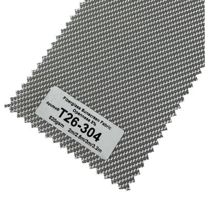 China 42% Fiberglass White Fabric Sunscreen Roller Shades Blind Fabric ASTM G21 for sale