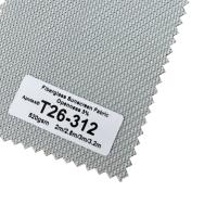 China Ire Resistance Fiberglass PVC Roller Blinds Material Sunscreen Blind Fabric for sale