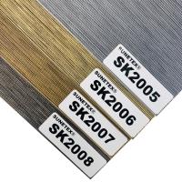 China Semi Blackout Polyester Roller Zebra Blinds Fabric 50mmx75mm for sale