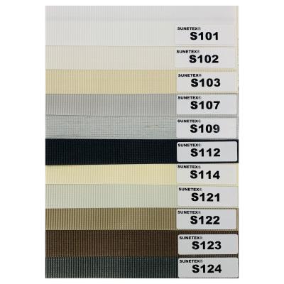 China 120g/M2 Semi Blackout Roller Blinds Zebra Blinds Fabric ISO105B02 for sale